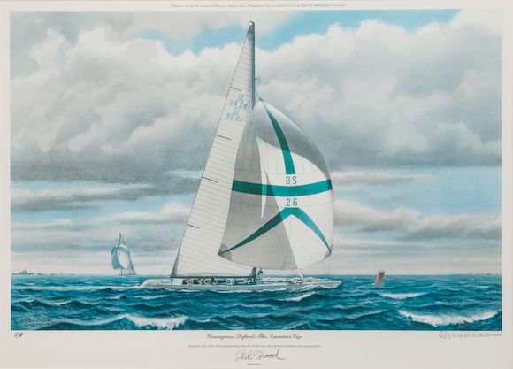 Bonhams : After David Lockhart Courageous defends the America's Cup 18 ...