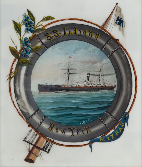 Bonhams : J. Bell (Anonymous, 19th century) Three steamship paintings ...