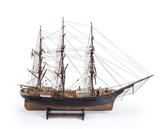 Bonhams : A sailor made model of the clipper ship Southern Cross late ...