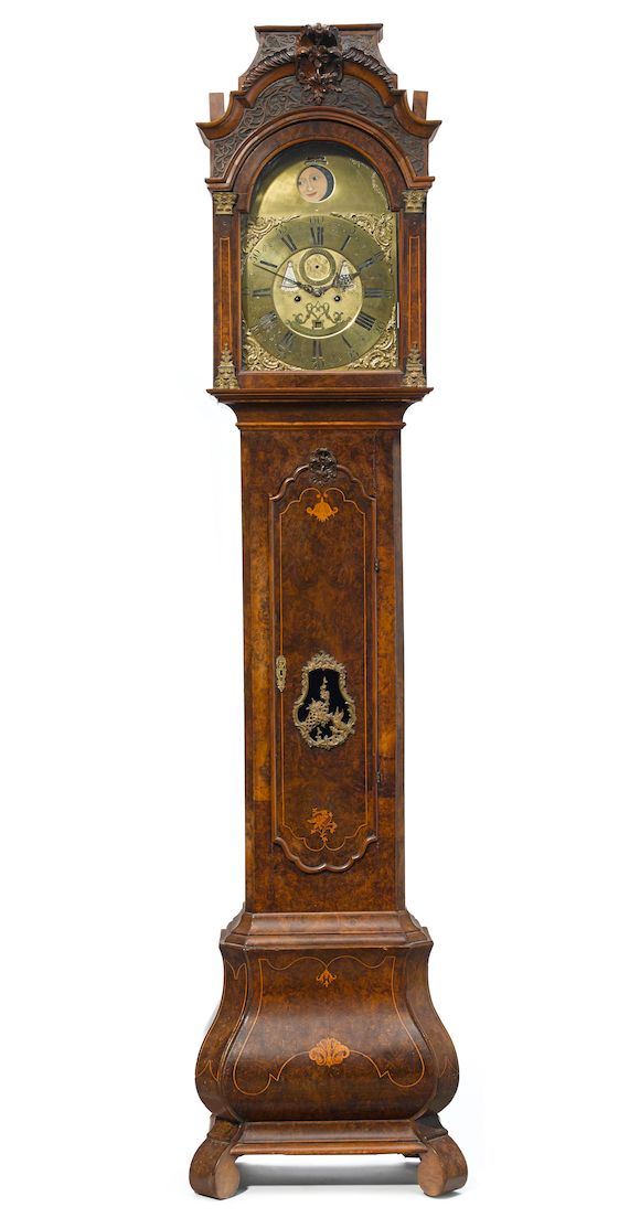 Bonhams : A Dutch marquetry inlaid walnut and gilt bronze mounted ...