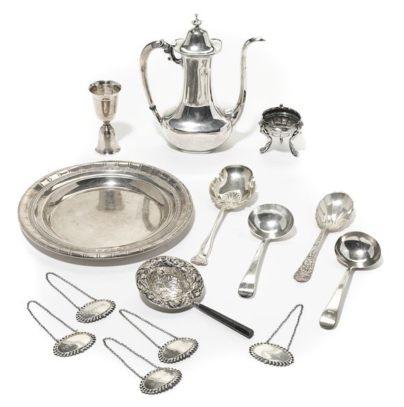 Bonhams : An assembled group of International sterling silver ...