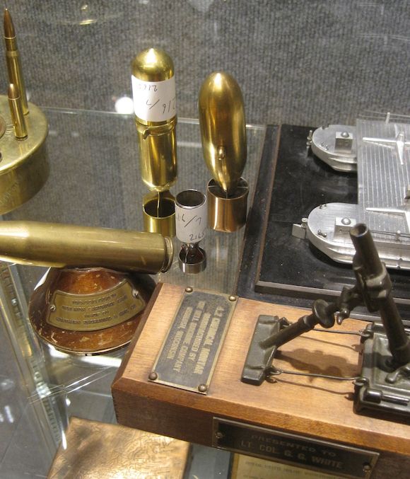 Bonhams : A collection of 7 mortar and bomb models