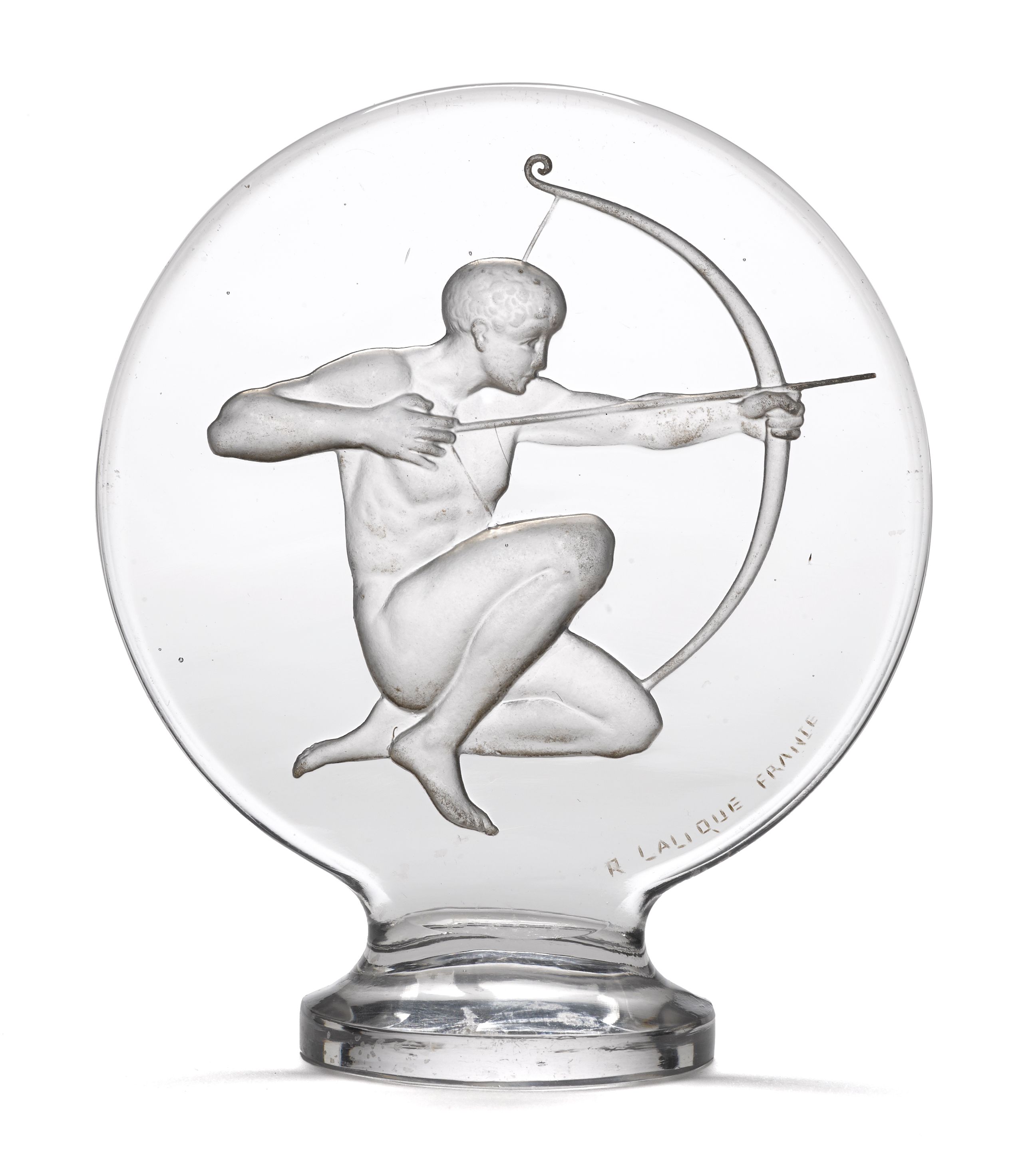 Bonhams Cars : An 'Archer' glass mascot by René Lalique, French, 1928 ...