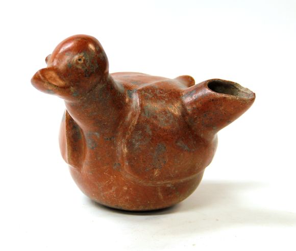 Bonhams : A Colima bird effigy vessel