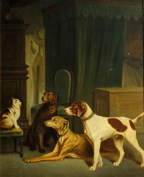 Bonhams : French School The little dictator 22 x 17 3/4in