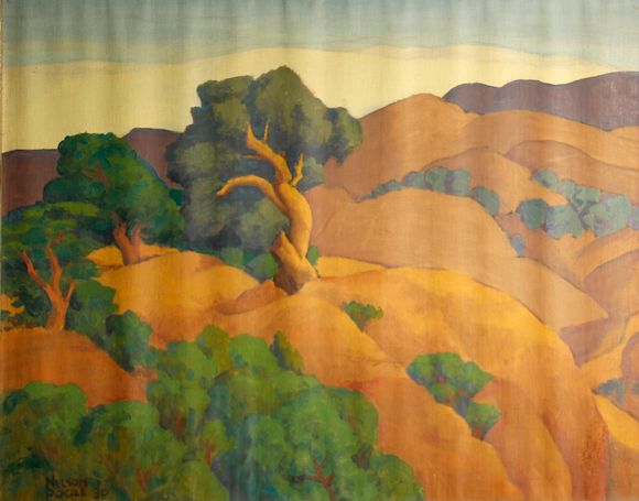 Bonhams : Horatio Nelson Poole (American, 1884-1949) Summer hills 20 x ...