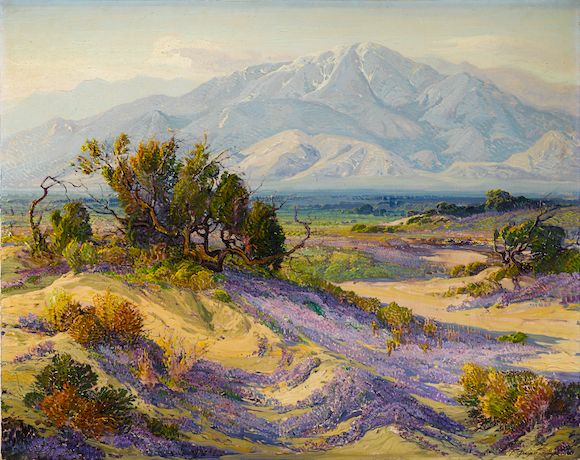 Bonhams : Fred Grayson Sayre (American, 1879-1939) Purple splendor 40 x ...