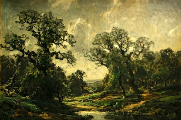 Bonhams : José Weiss (British, 1859-1919) The glade (La clairière ...