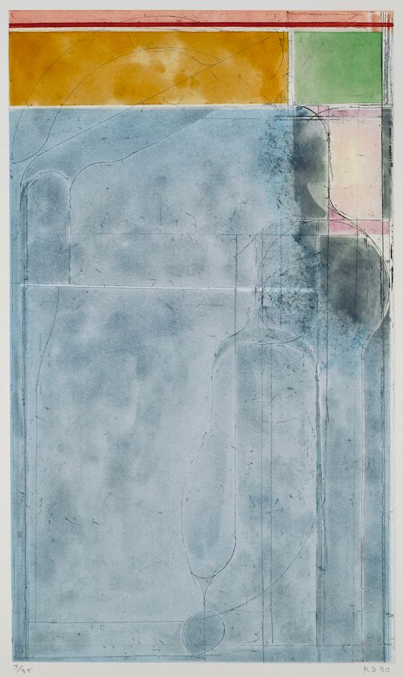 Bonhams : Richard Diebenkorn (1922-1993); Large Light Blue, from Eight ...