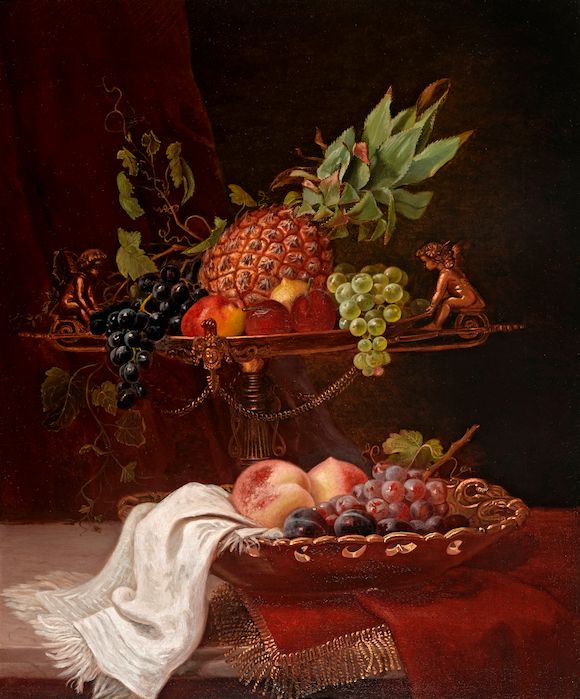 Bonhams : Elizabeth Emerson Keith (American, 1838-1882) Still life with ...