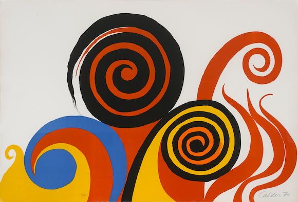 Bonhams : Alexander Calder (1898-1976); Spirals and flames;