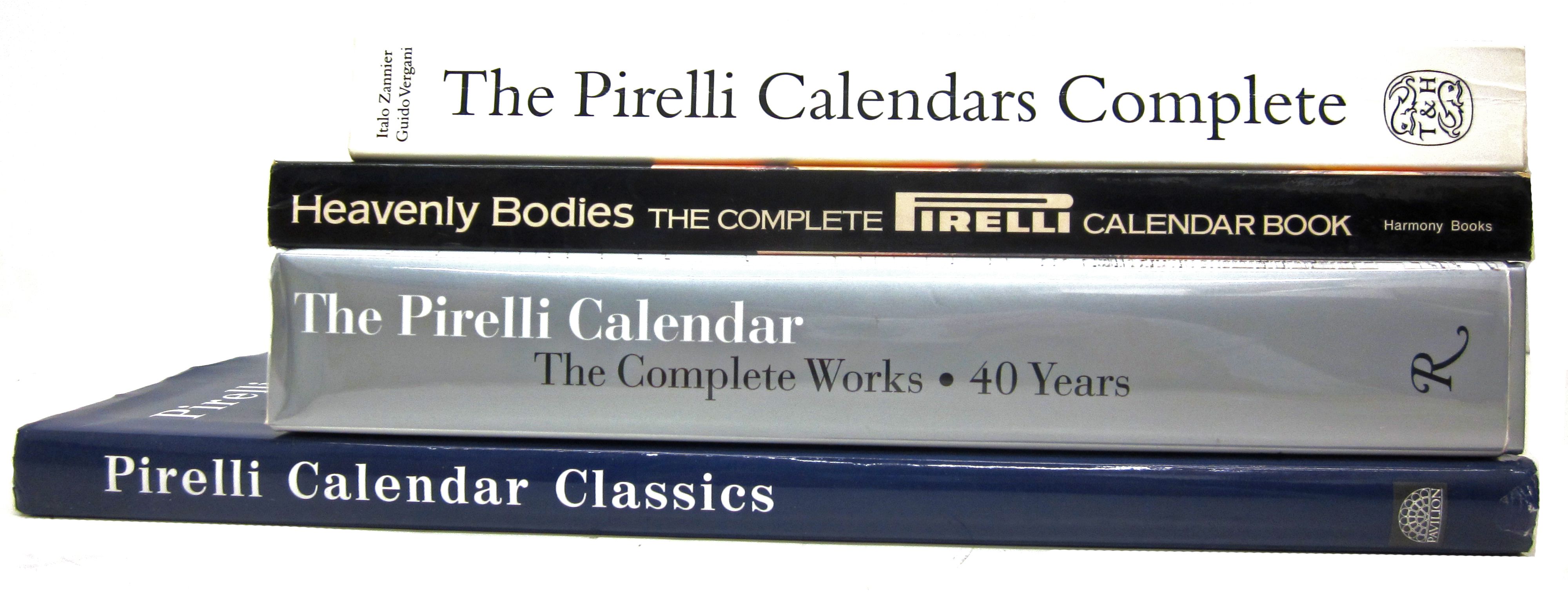 Bonhams Cars : A nice lot of Pirelli calendar books,