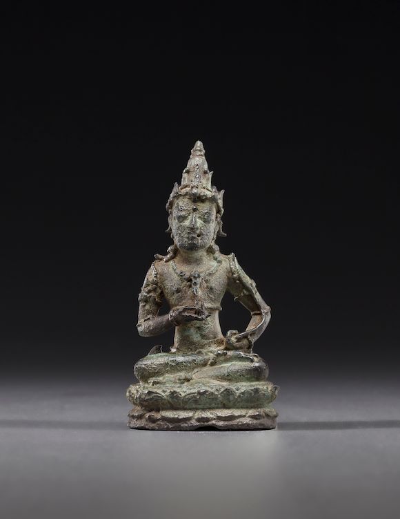 Bonhams : A copper alloy figure of a Vajradhatu Mandala deity East Java ...