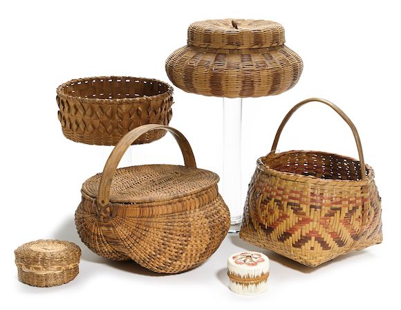 Bonhams : Six Eastern baskets