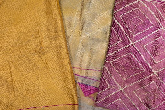 Bonhams : A group of Three phulkari textiles Punjab Pakistan, 20th century