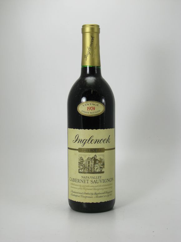 Bonhams : Inglenook Cabernet Sauvignon, Estate 1974 (12)