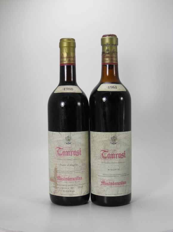 Bonhams : Taurasi, Riserva 1961 (3) Taurasi, Piano d'Angelo Riserva ...