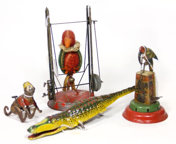 Bonhams : Animal Clockwork Toy Grouping
