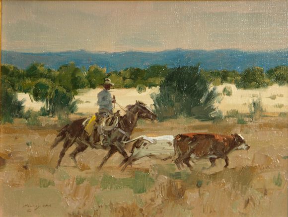 Bonhams : Kim Mackey (American, born 1953) Cloud shadow 9 x 12in