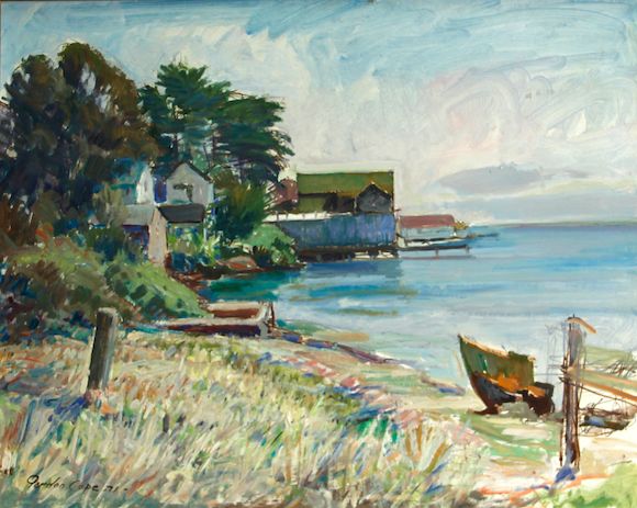 Bonhams : Gordon Nicholson Cope (American, 1906-1999) View along the ...