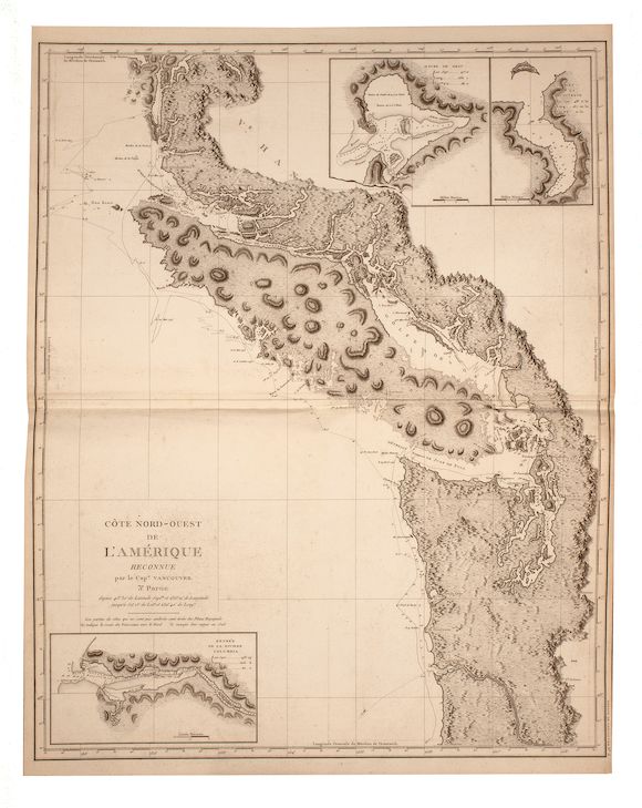 Bonhams : VANCOUVER, GEORGE. 1757-1798. A Voyage Of Discovery To The ...