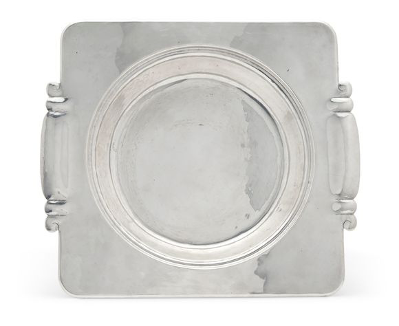 Bonhams : An American Arts and Crafts style silverplated two-handled ...