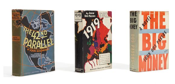 Bonhams : DOS PASSOS, JOHN. 1896-1970. 1. The 42nd Parallel. Harper ...