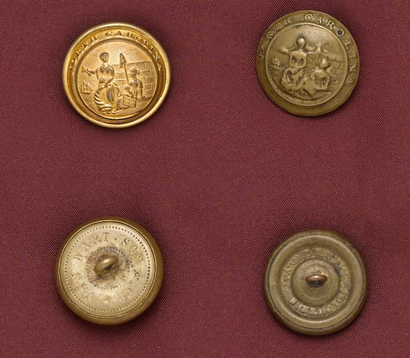 Bonhams : A lot of two State of North Carolina buttons