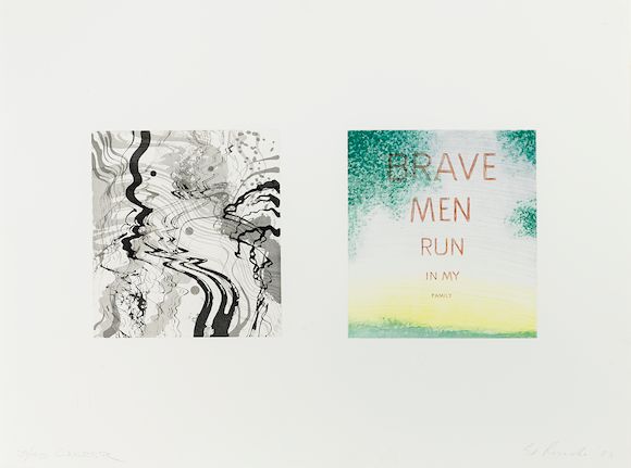 Bonhams : Edward Ruscha (born 1937); and Jim Ganzer (born 1945) Brave ...