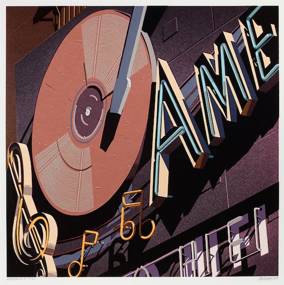 Bonhams : Robert Cottingham (born 1935); American Hi Fi, from American ...