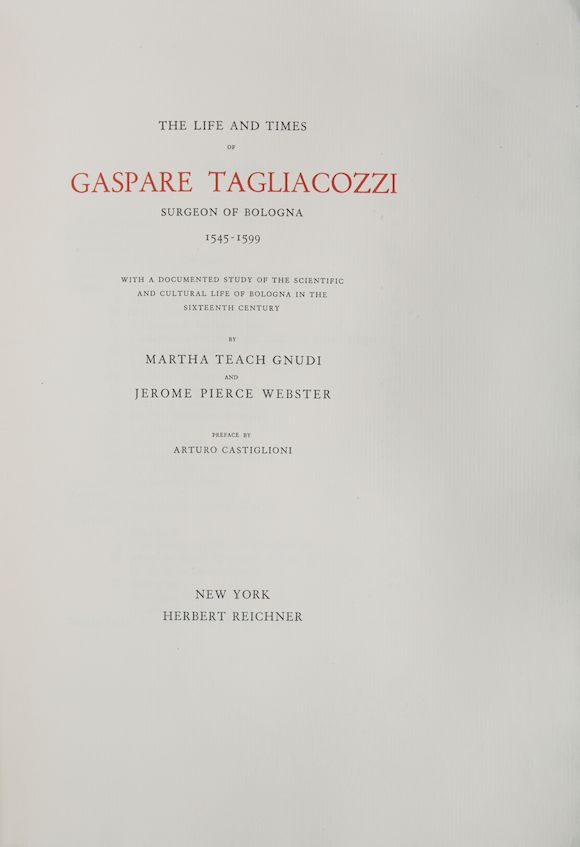 Bonhams : GNUDI, MARTHA TEACH & JEROME PIERCE WEBSTER. The Life and ...