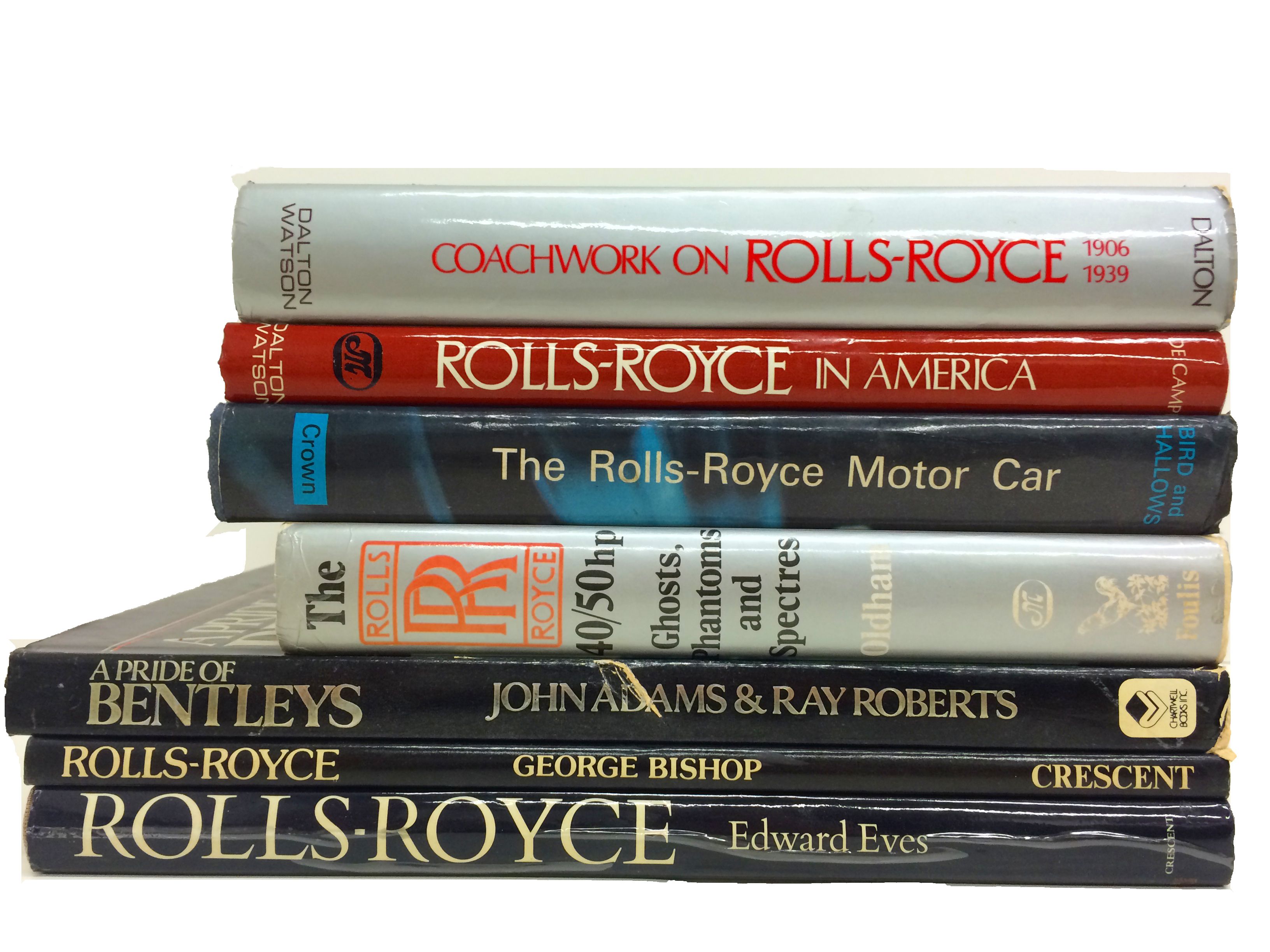 Bonhams Cars : A good lot of Rolls-Royce reference titles,