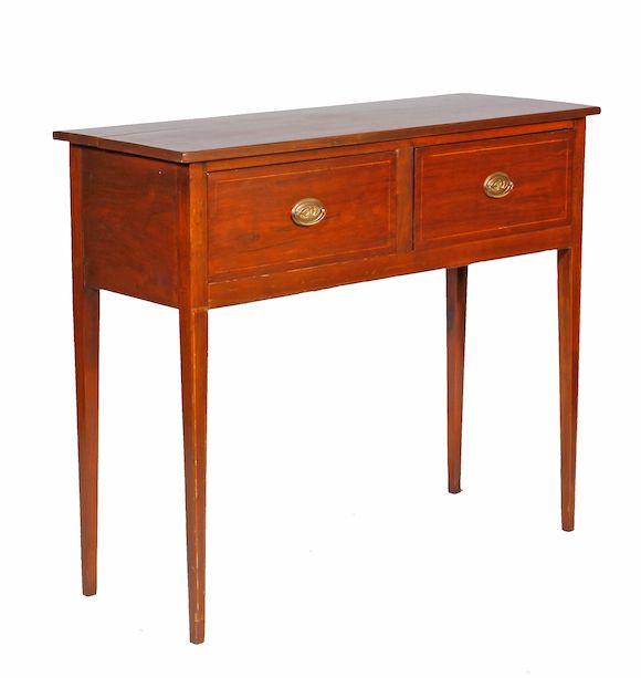 Bonhams : A Federal cherry hunt table 19th century
