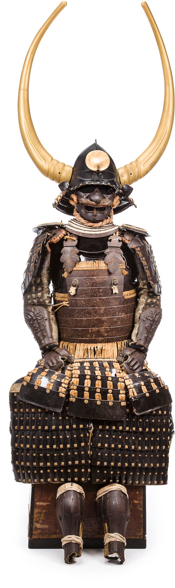 Bonhams : A russet iron armor with impressive helmet Edo period (18th ...