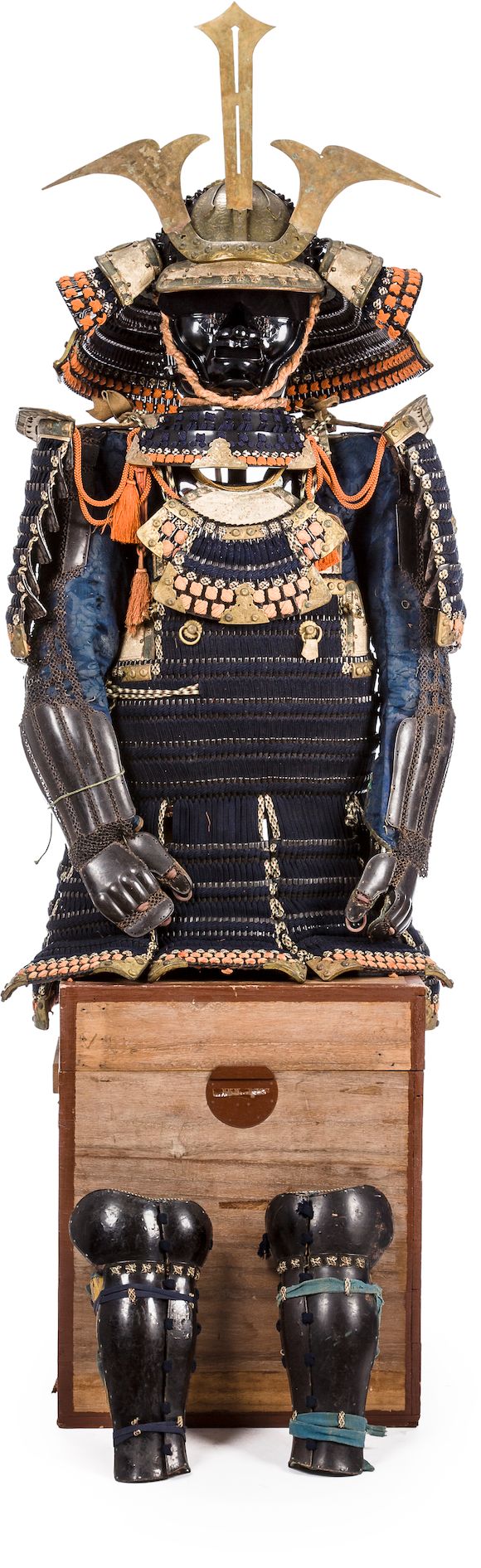 Bonhams : A fine daimyo armor with oboshi kabuto Edo period (19th century)