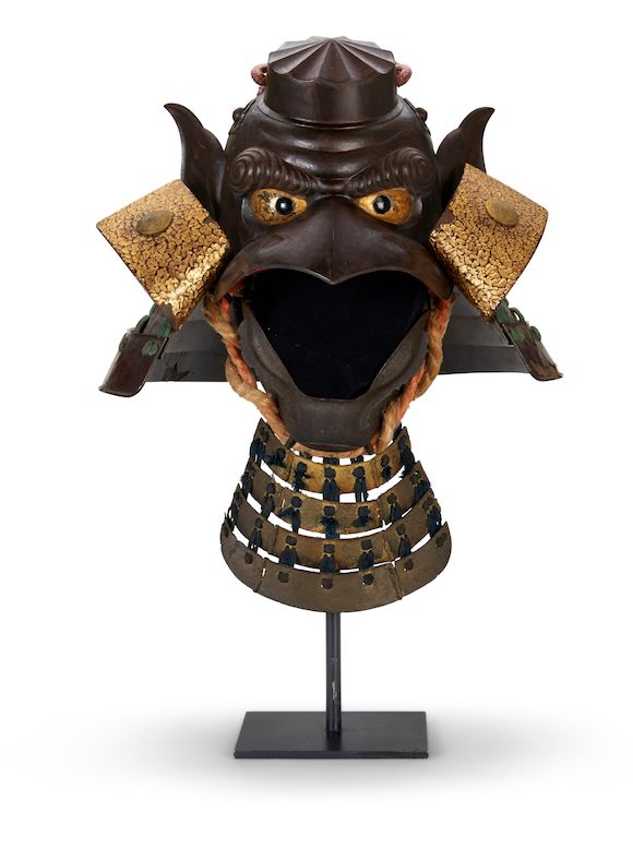 Bonhams : A kawari kabuto Edo period (19th century)