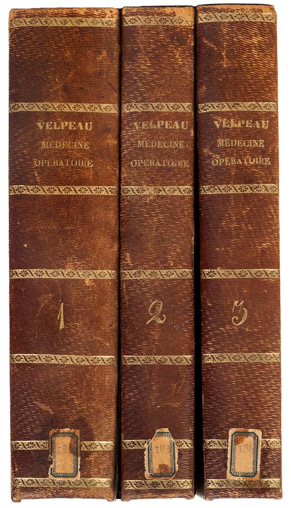 Bonhams : VELPEAU, ALFRED. 1795-1867. Nouveaux éléments de médecine ...