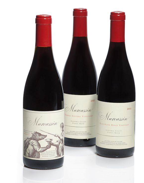 Bonhams : Marcassin Pinot Noir, Marcassin 2003 (3) Marcassin Pinot Noir ...