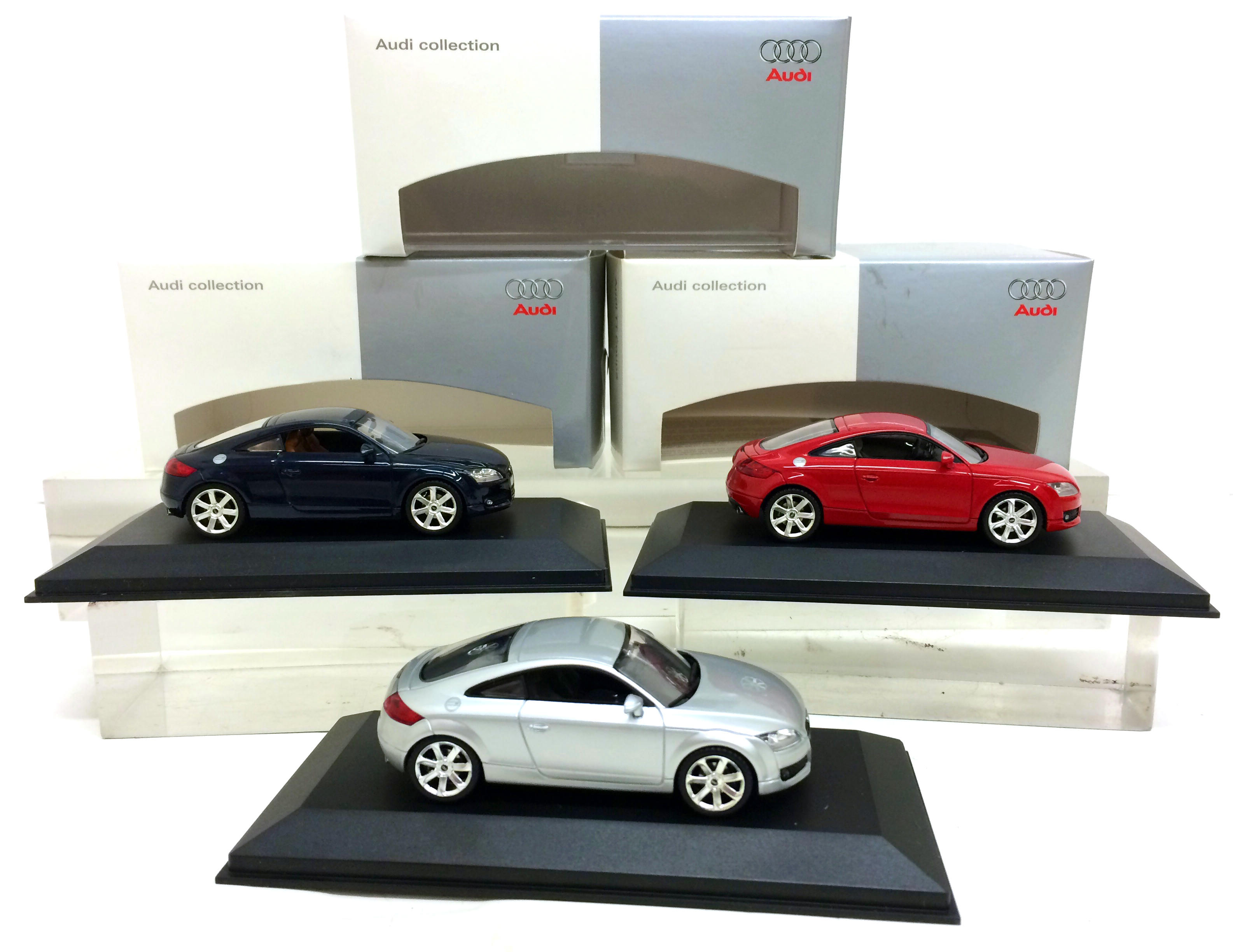 Bonhams Cars A Large Grouping Of 143 Scale Boxed Audi Promotional