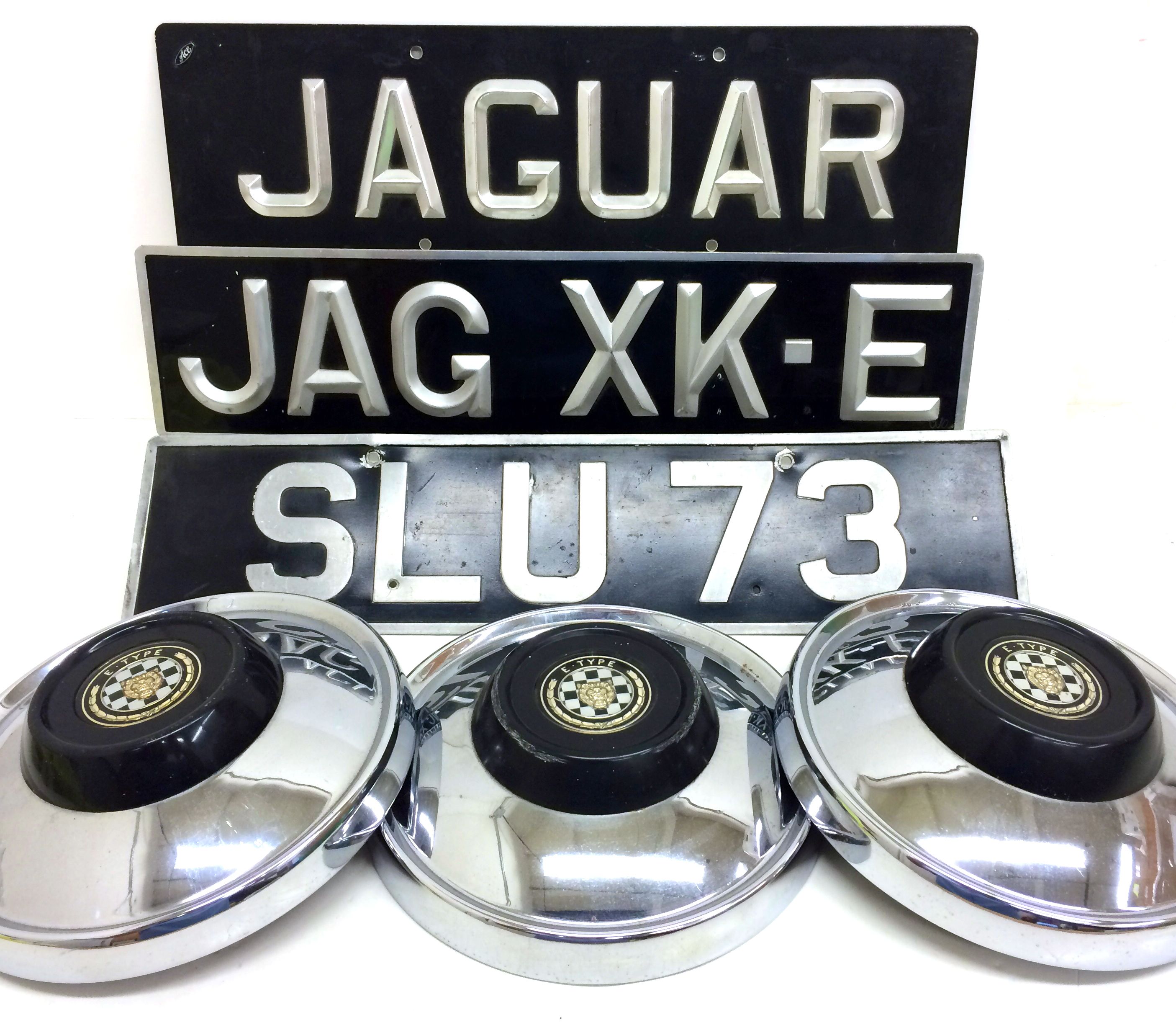 Bonhams Cars : A set European license plates and a set of three E –Type ...