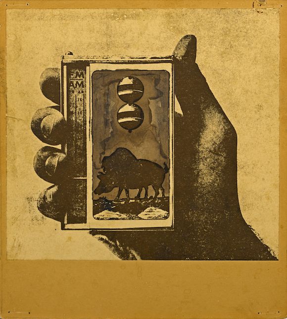 Bonhams : Wallace Berman (1926-1976) Untitled (Verifax Collage) 7 3/4 x ...