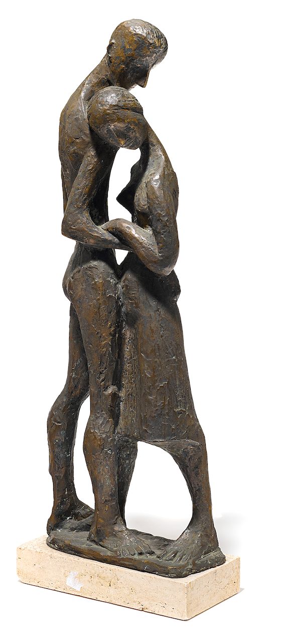 Bonhams : Milton Elting Hebald (American, born 1917) Amanti (Tryst), 1958