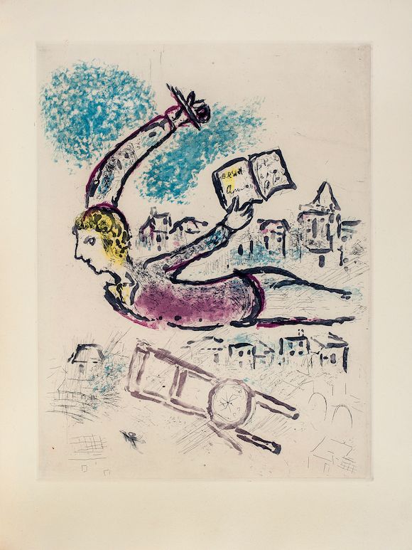 Bonhams : CHAGALL, MARC. Russian/French, 1887-1985. PAULHAN, JEAN. De Mauvais Sujets. Paris: Les ...