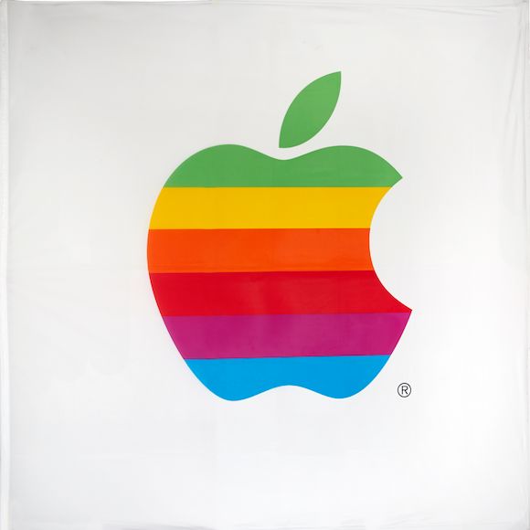 Bonhams : APPLE COMPUTER, INC. An original European headquarters flag ...