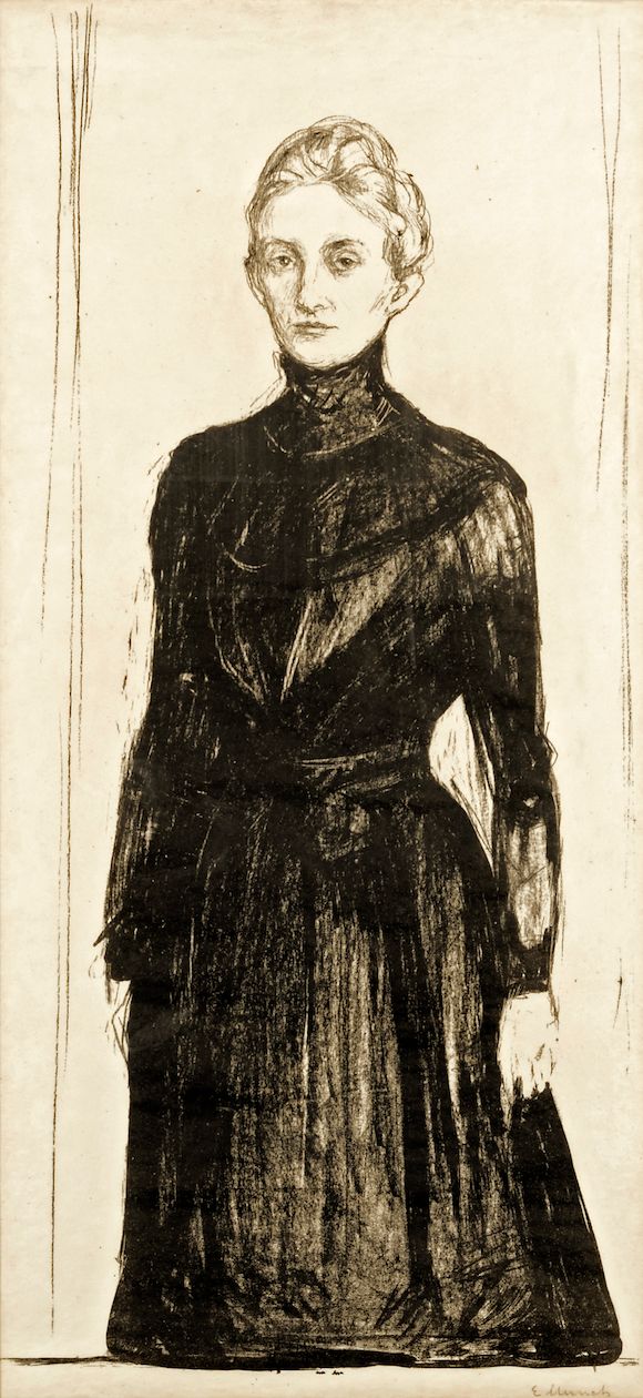 Bonhams : Edvard Munch (1863-1944); Frau Marie Linde;