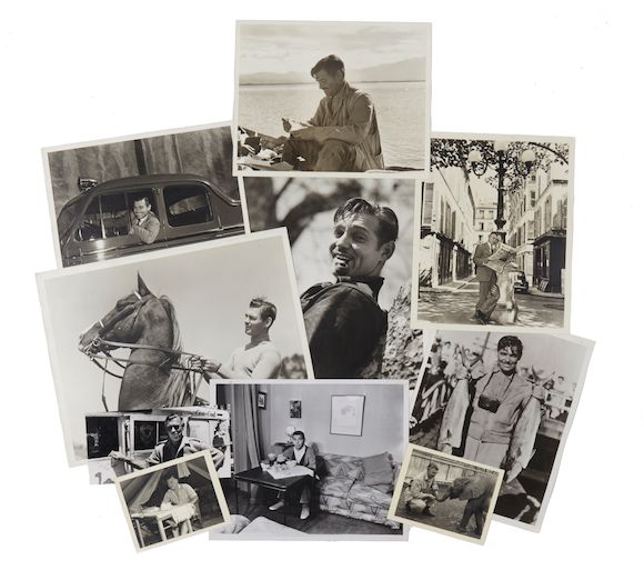 Bonhams : A large collection of photographs of Clark Gable