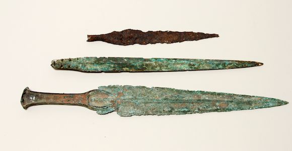 Bonhams : A lot of three early edged weapons