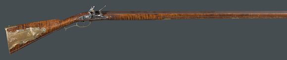 Bonhams : A fine contemporary full-stocked Pennsylvania-style flintlock ...