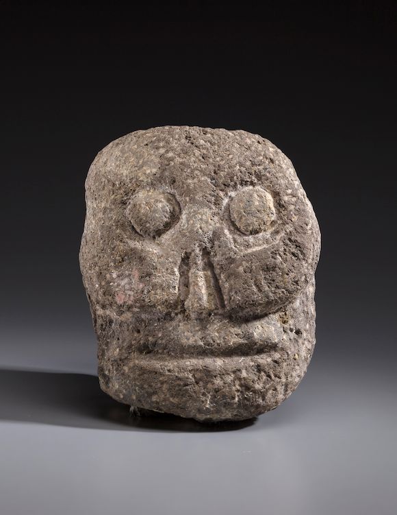 Bonhams : Aztec Skull Image, ca. A.D. 1470-1521