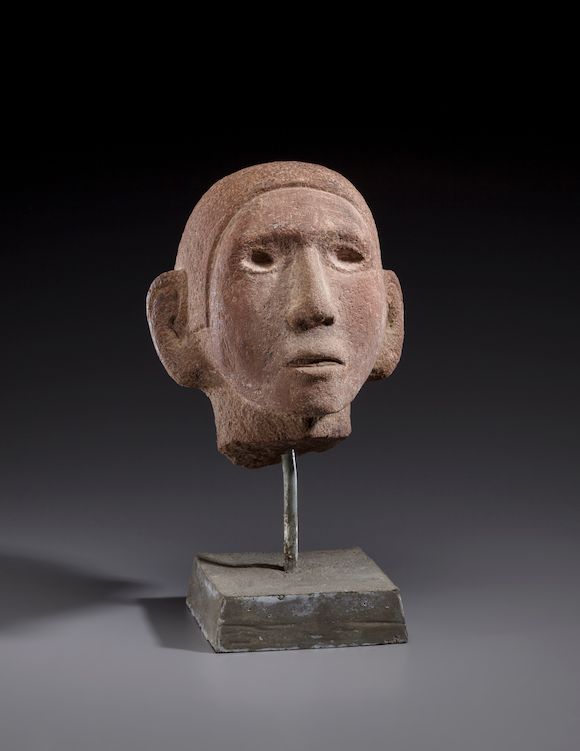 Bonhams : Aztec Head of a Young Man, ca. A.D. 1470-1521